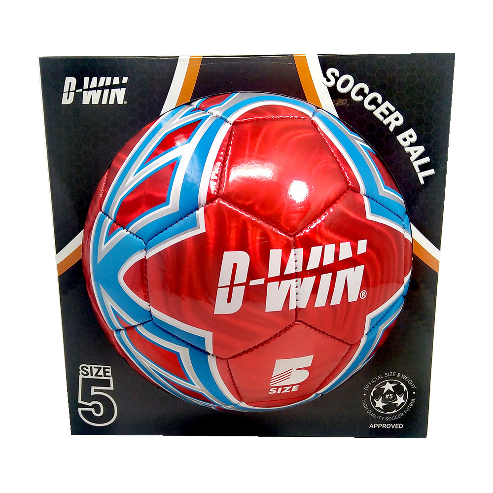 Balón Fútbol Rojo en Caja - Centro Comercial en Línea